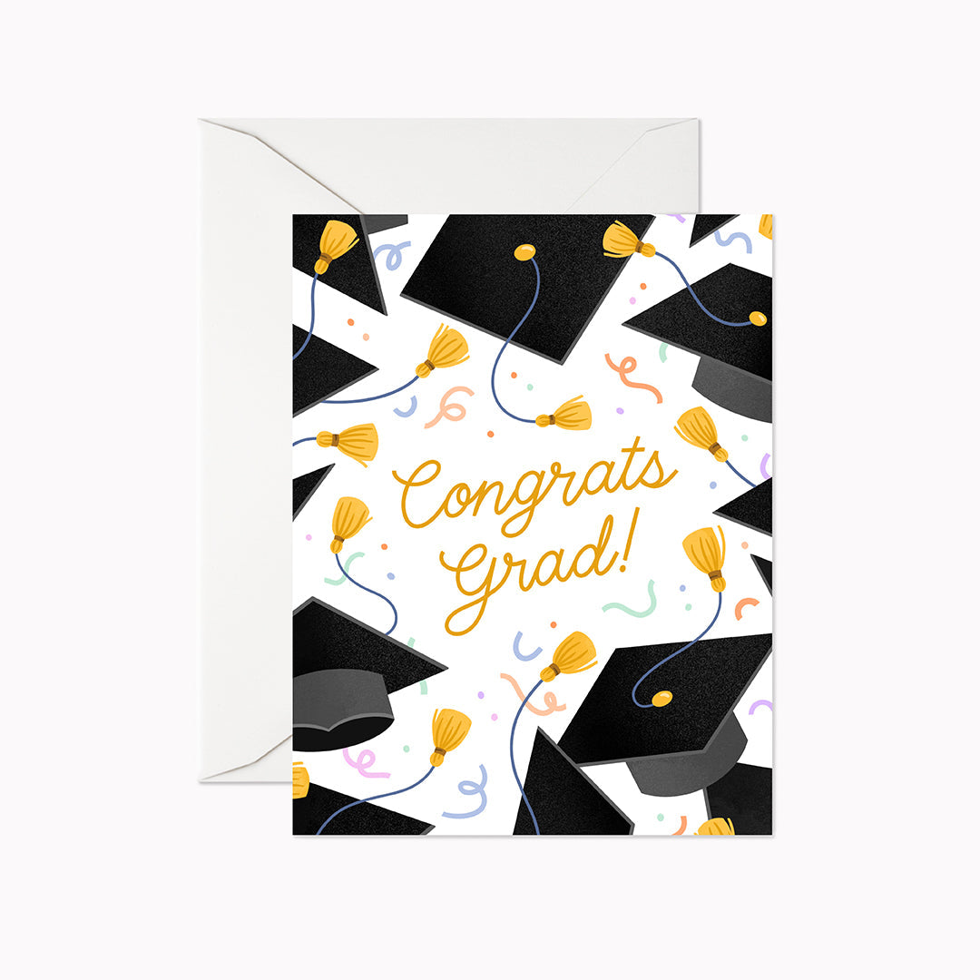 Congrats Grad Card - Greeting Cards - Linden Paper Co. – Linden Paper Co.