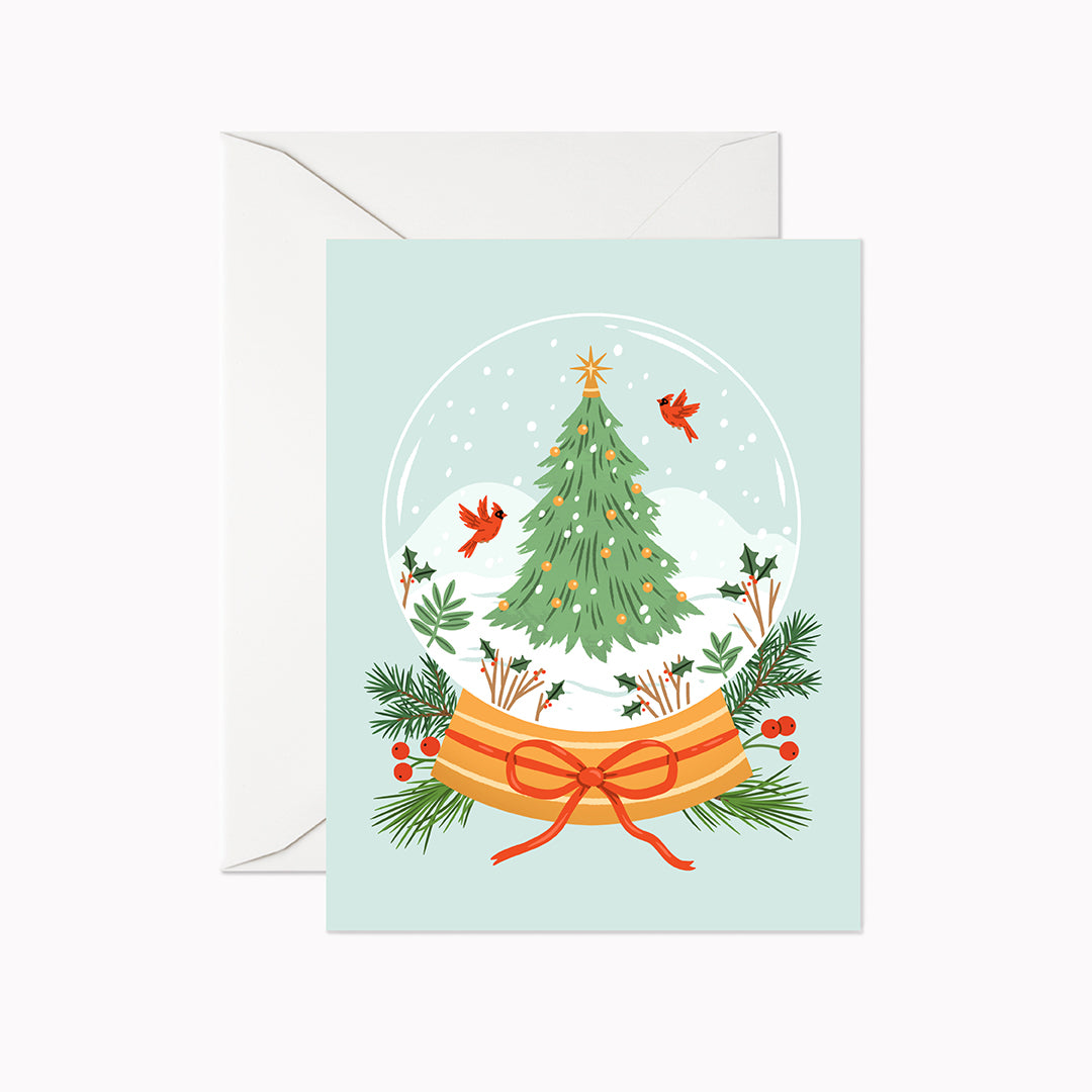 Snow Globe Card – Linden Paper Co.