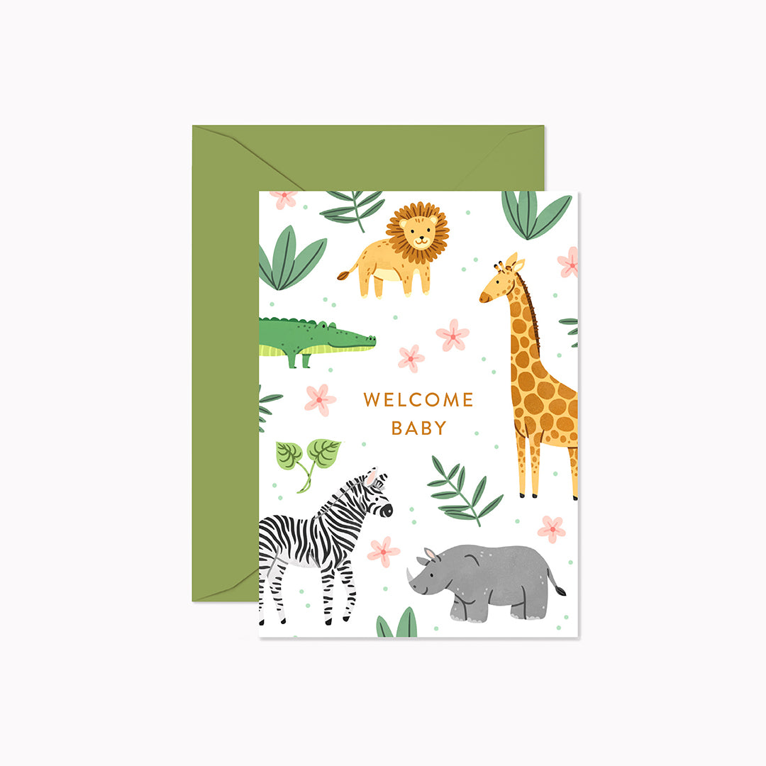 Welcome Baby | Mini Card - Wholesale – Linden Paper Co.